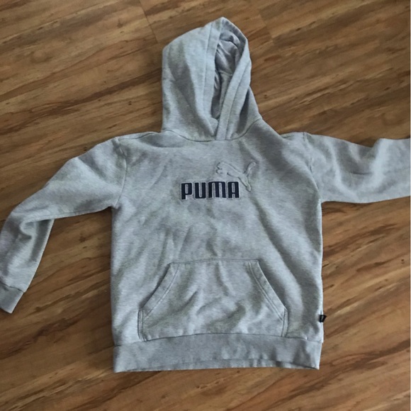 Puma | Shirts & Tops | Gray Puma Sweater | Poshmark